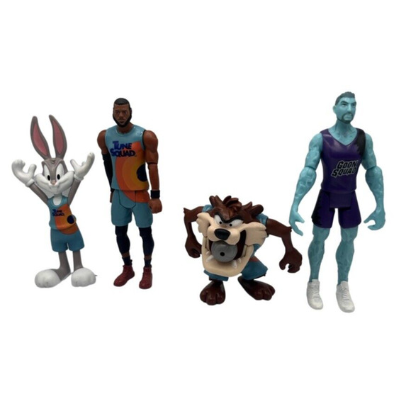 Universal | Toys | Space Jam 4 Piece Lot Figurines Lebron Bugs Taz Clay ...